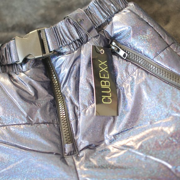 Club Exx | Jackets & Coats | Nwt Navy Metallic Snow Pants | Poshmark